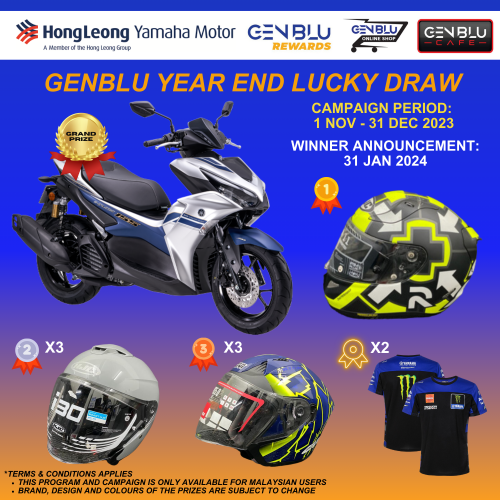 Welcome to Hong Leong Yamaha Motor | GENBLU Rewards