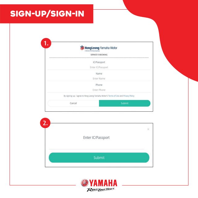 Welcome to Hong Leong Yamaha Motor | YAMAHA E-SERVICE BOOKING